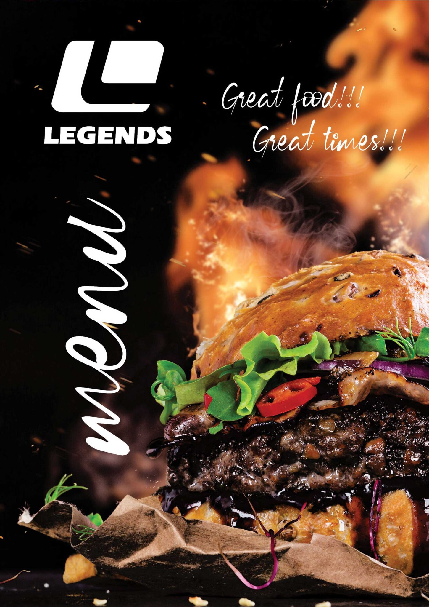 Menu – Legends Bar